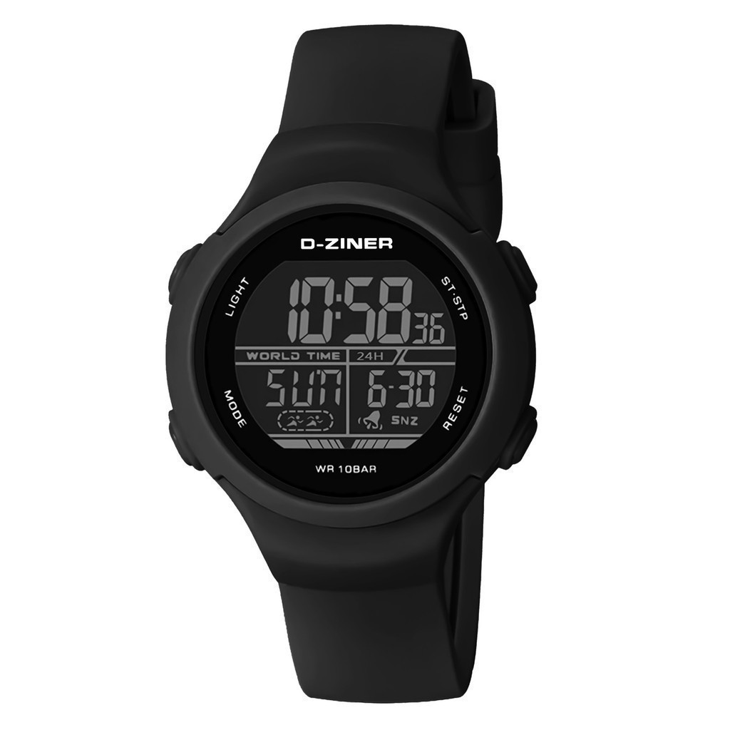 Jual jam tangan !! Dziner Jam Tangan 8352 Rubber Digital Water ...