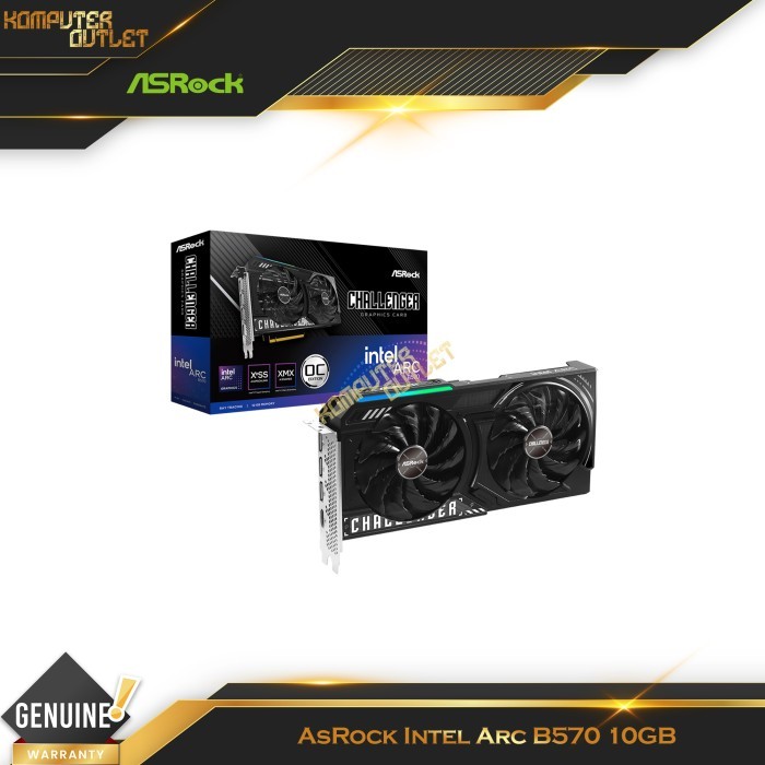 Jual AsRock Intel Arc B570 10GB GDDR6 160Bit Challenger VGA | B570 CL ...