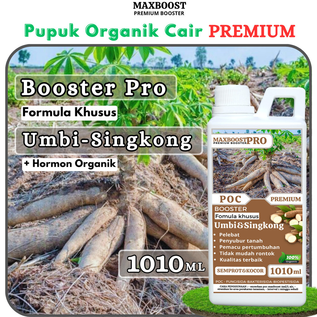 Jual Pupuk Booster Umbi Dan Singkong (1010ml) I pupuk organik pelebat ...