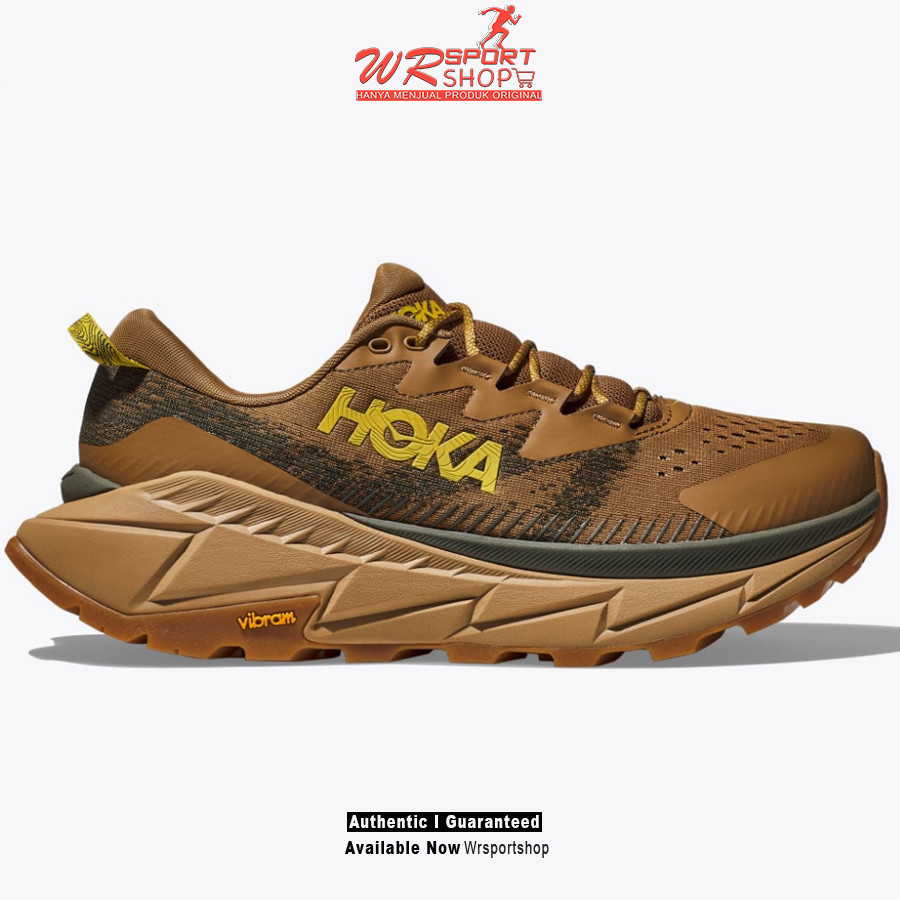 Jual Sepatu Gunung Pria Hoka Skyline-Float X Mens Hiking Shoes - Honey ...