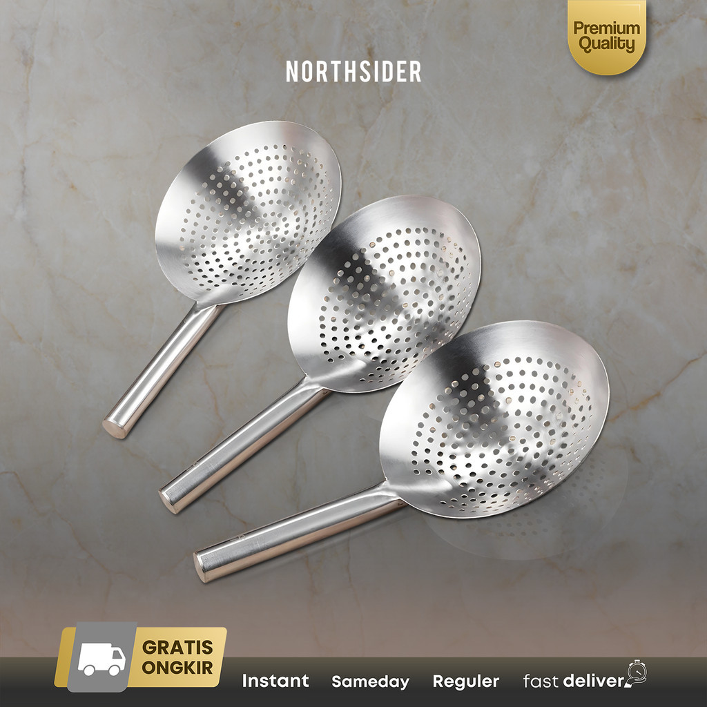 Jual Serokan masak gorengan bawang restoran Food Strainer Stainless YT ...