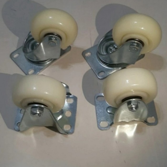 Jual Roda Nilon Medium Duty 3 inch ( 2Hidup 2Mati ) | Shopee Indonesia