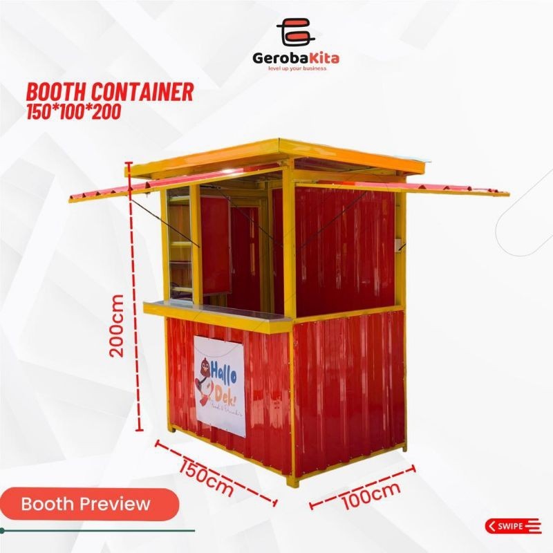 Jual BIG SALE Booth Kontainer Custom/ Booth murah | Shopee Indonesia