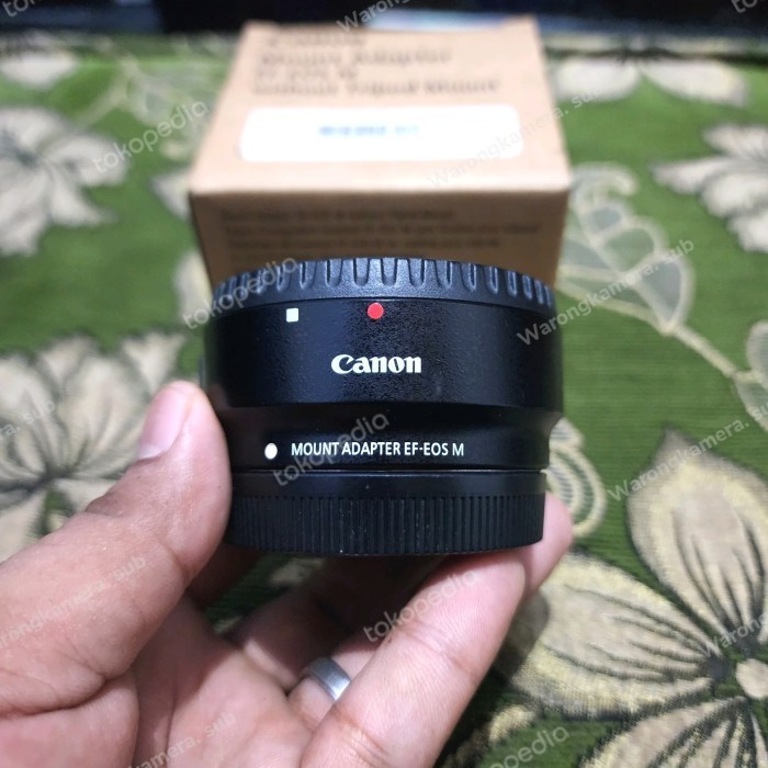Jual ADAPTER CANON EF-EOS M. ADAPTER LENSA DSL KE BODY MIRRORLES CANON ...