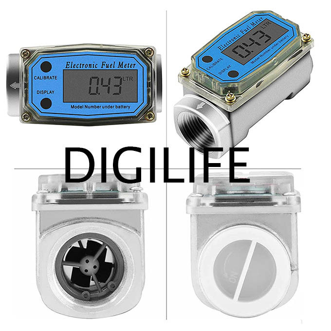Jual Turbine Flow Meter 1.5 Inch Water Digital 1,5 Inci Solar NPT WG1 ...