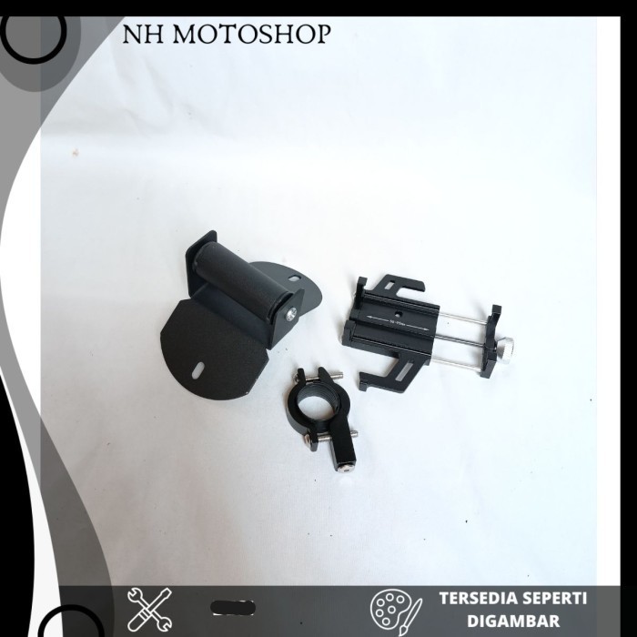 Jual PAKET HOLDER HP XMAX NEW XMAX OLD PEGANGAN DUDUKAN HANDPHONE ...
