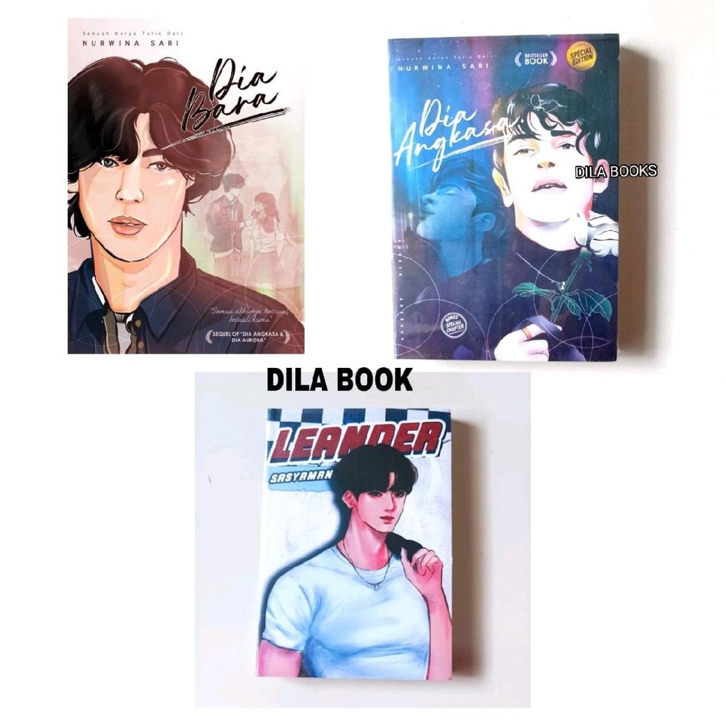 Jual 1 PAKET 3 BUKU ( DIA BARA + DIA ANGKASA + LEANDER ) | Shopee Indonesia