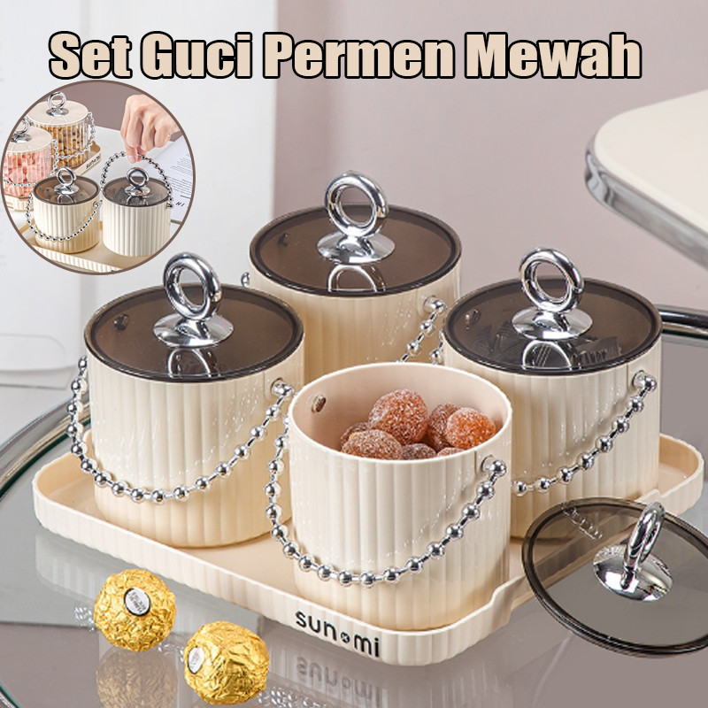 Jual Tempat Penyimpanan Makanan/Set Guci Permen Mewah/Kotak Permen ...
