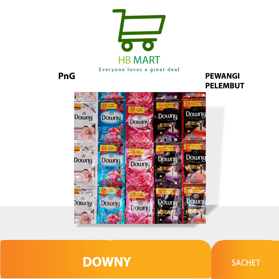 Jual Downy Renteng 20 ml x 12 Sachet / Downy Saset Renceng | Shopee ...