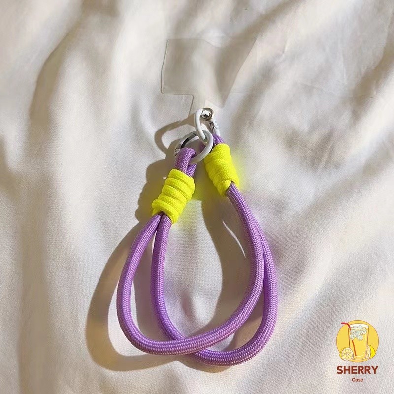 Jual Sederhana Vintage Hitam Coklat Putih Warna-warni Lanyard Ponsel ...