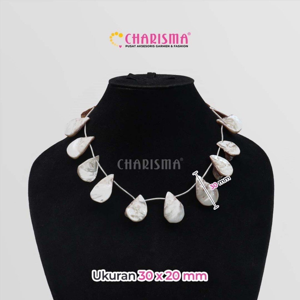 Jual Charisma Mutiara Kerang - Mutiara Kerang Premium 30 x 20mm ...