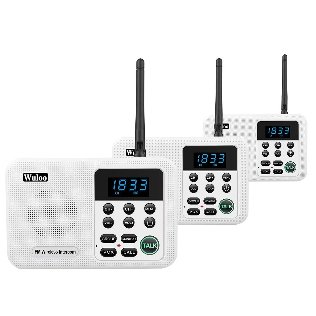 Jual Wuloo Wireless Home Intercom System for House Business Offices ...