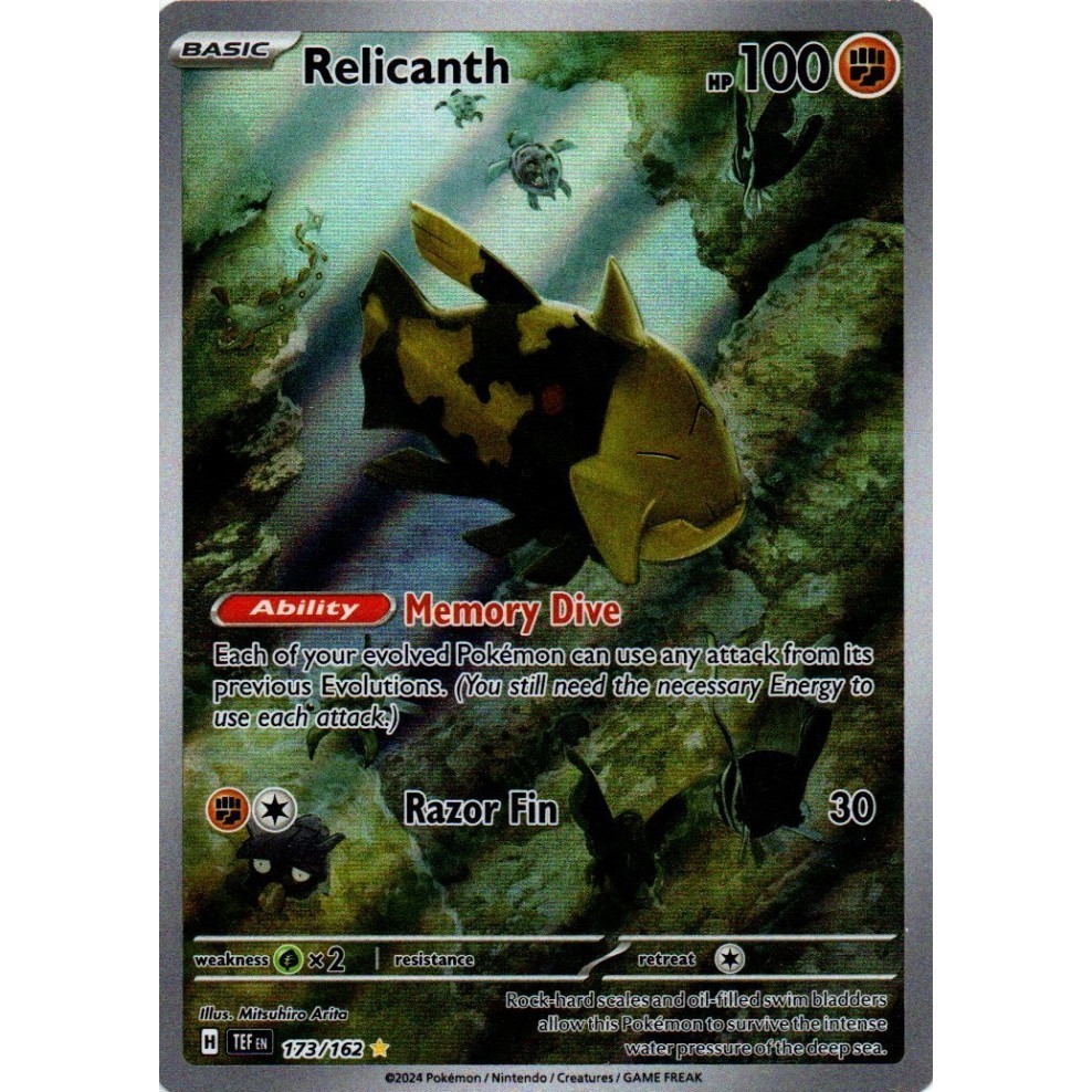 Jual Relicanth (Holo Illustration Rare) - 173/162 English Pokemon ...