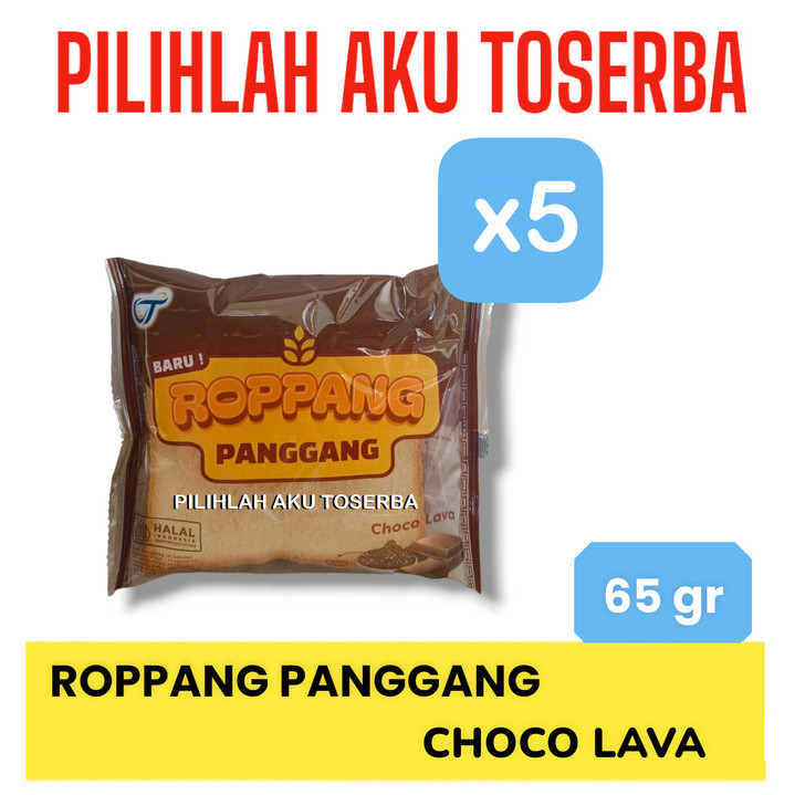 Jual ROPPANG Panggang CHOCO LAVA Roti Tawar isi Coklat - ( HARGA PER 5 ...