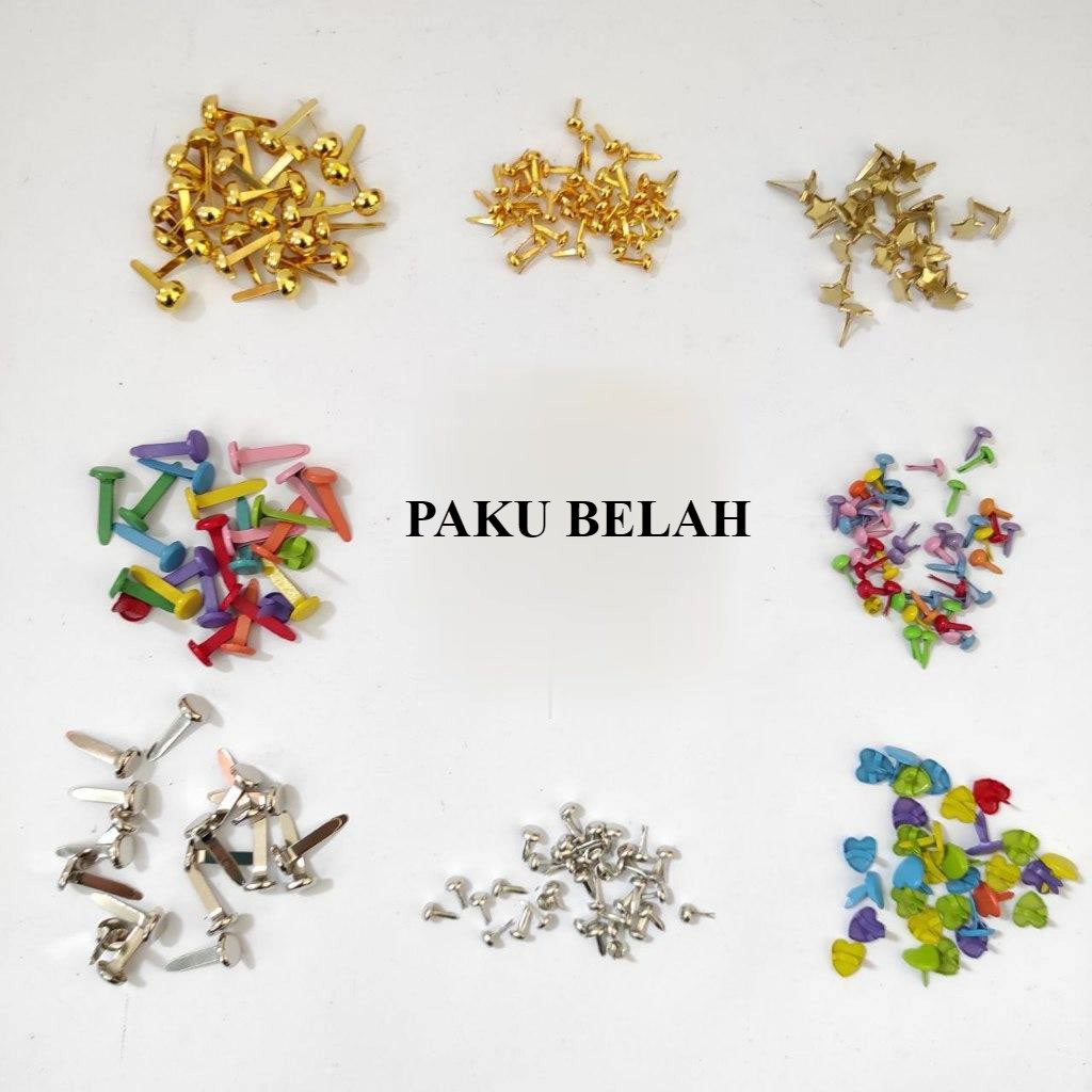 Jual 1 Biji Paku Belah Besi / Paper Fastener 1 pcs / Paku Belah Besi ...