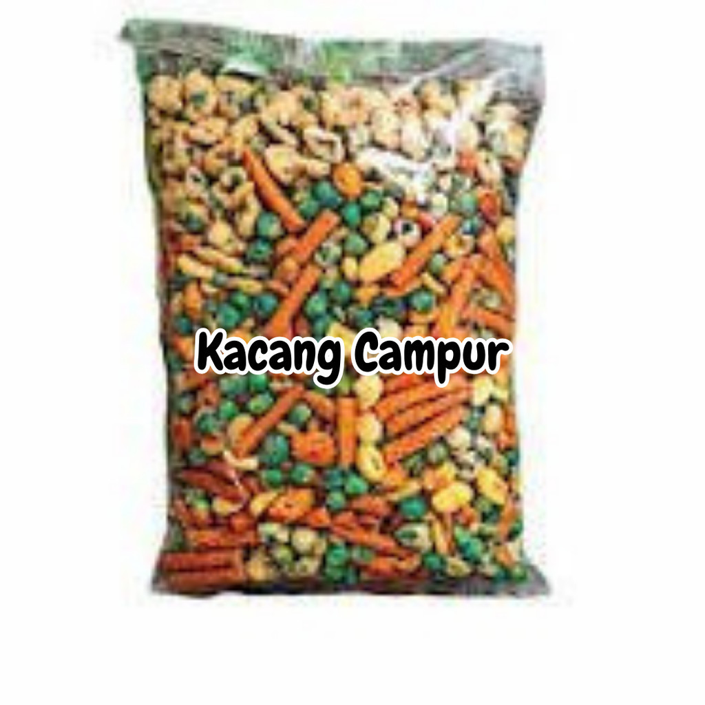 Jual kacang mix 1kg kacang pistachio 1 kg kacang campur cemilan kacang ...