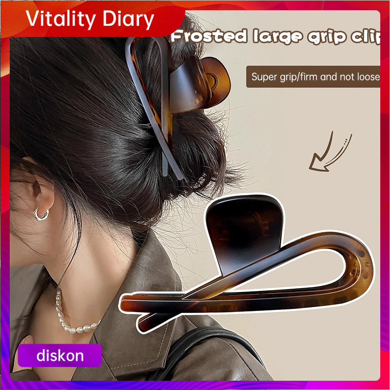 Jual 【COD ️】Klip Hiu Desain Temperamen Klip Rambut Akrilik Antik Klip ...