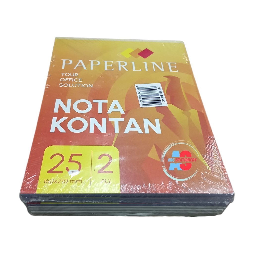 Jual PAPERLINE Nota Kontan Besar 2 ply NCR (kelipatan 10 buku) | Shopee ...