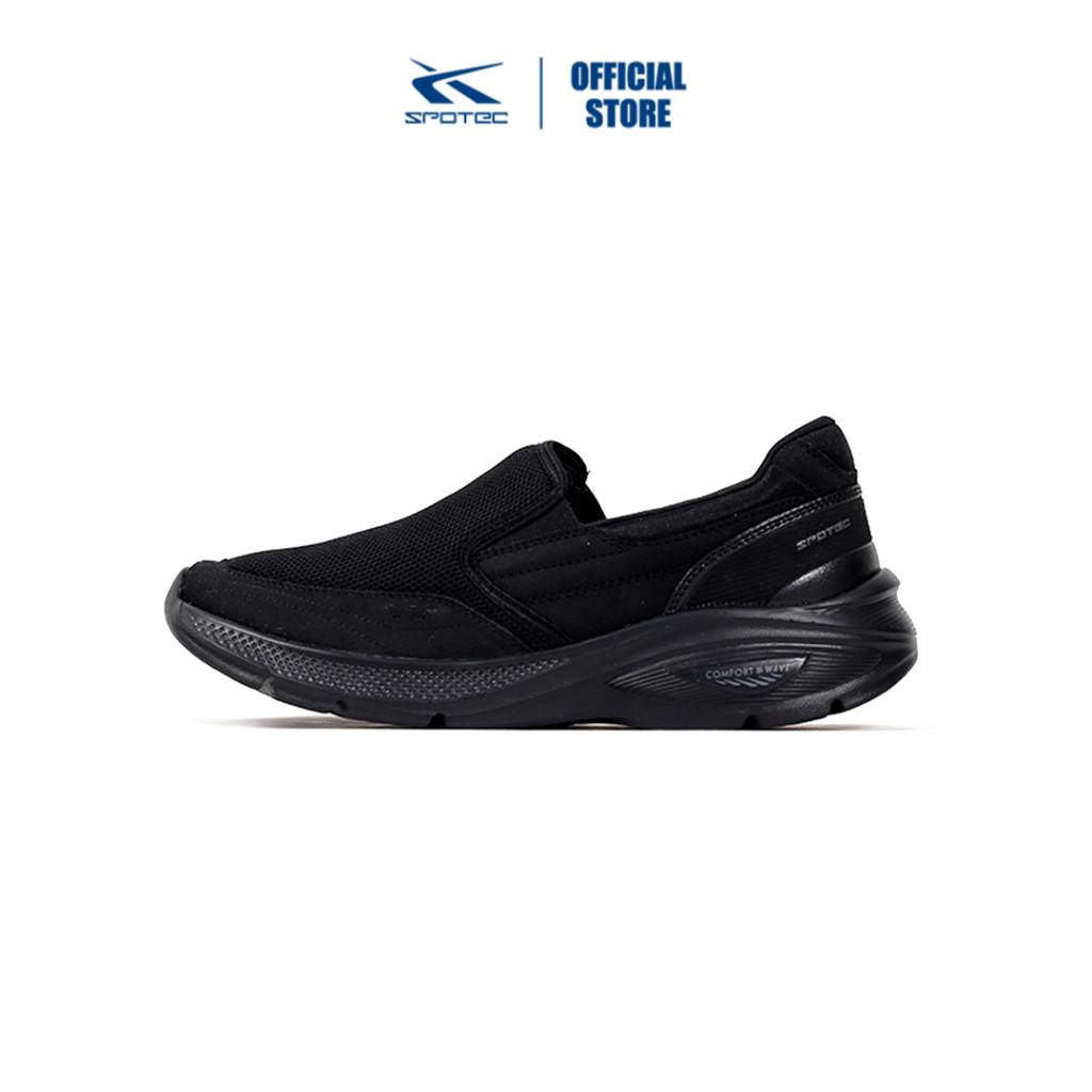 Jual Spotec Walking Fiat Sepatu Walking Pria Wanita Hitam - Hitam ...
