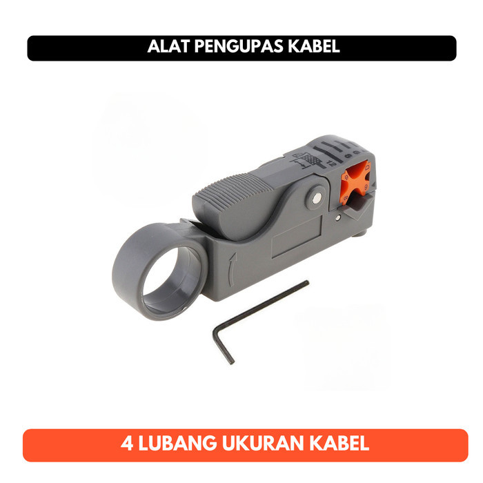 Jual Alat Kupas Kabel Kulit Rotary Wire Stripper Putar Cutter Pengupas ...