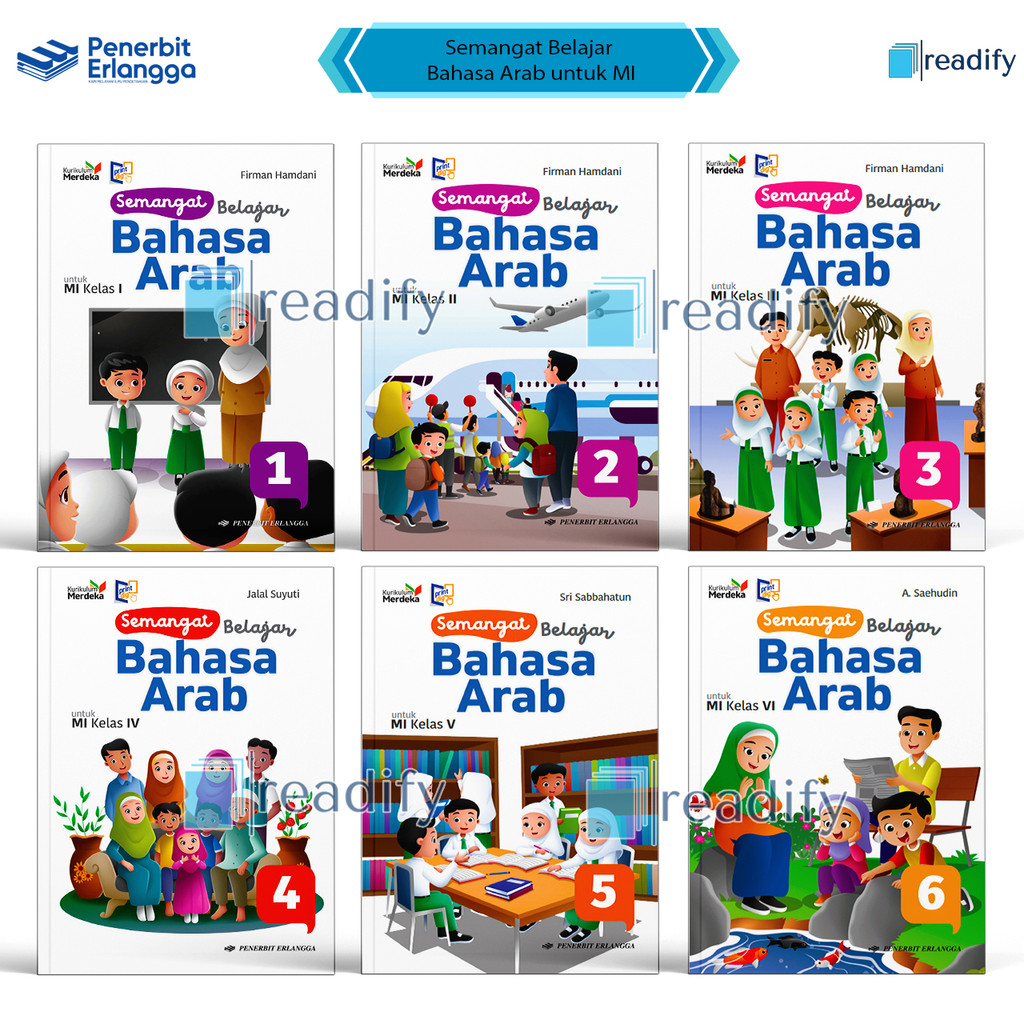 Jual Semangat Belajar Bahasa Arab Kelas 1 2 3 4 5 6 MI Erlangga Kurikulum Merdeka Revisi Terbaru ...