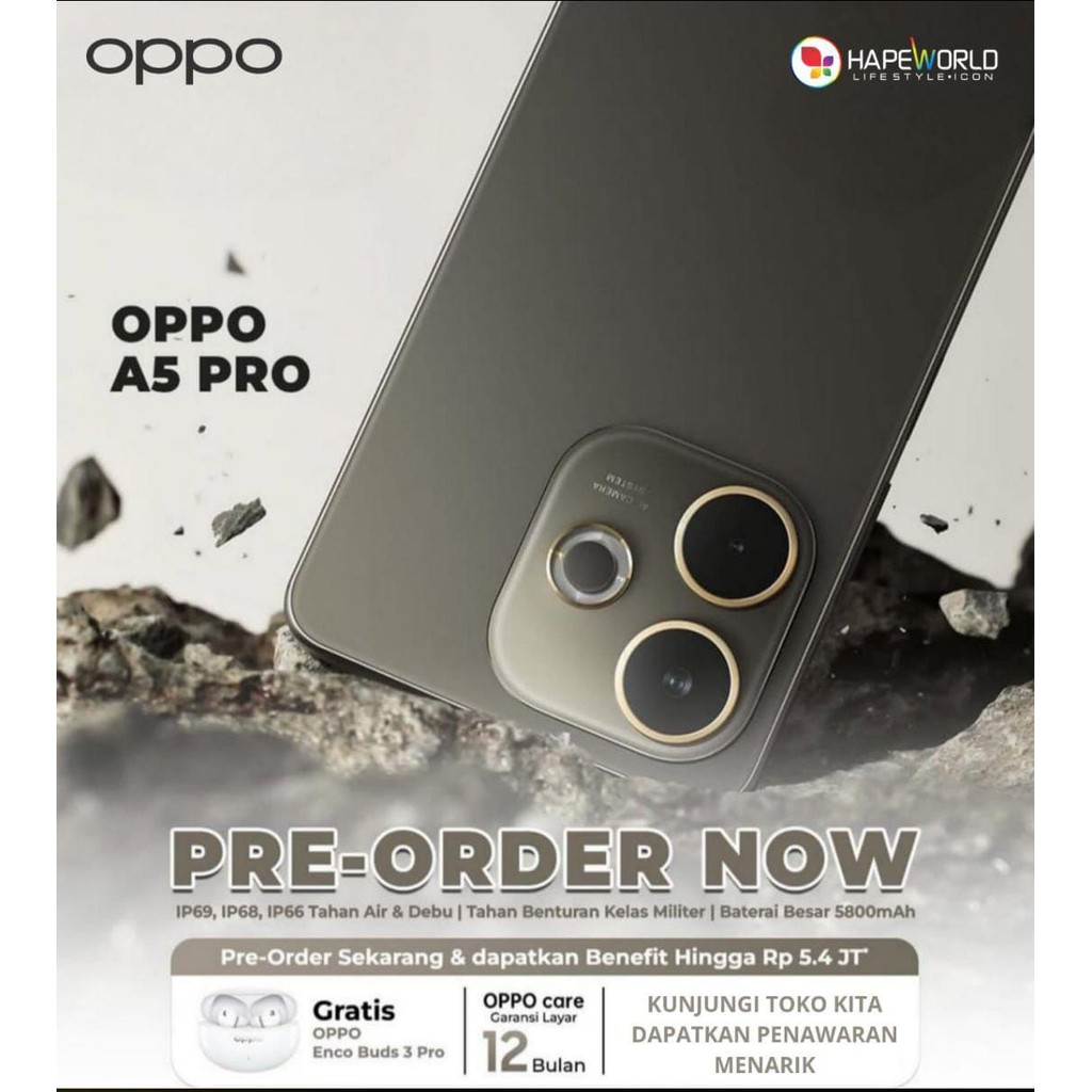 Jual OPPO A5 PRO 8/128 8/256 GB - GARANSI RESMI | Shopee Indonesia