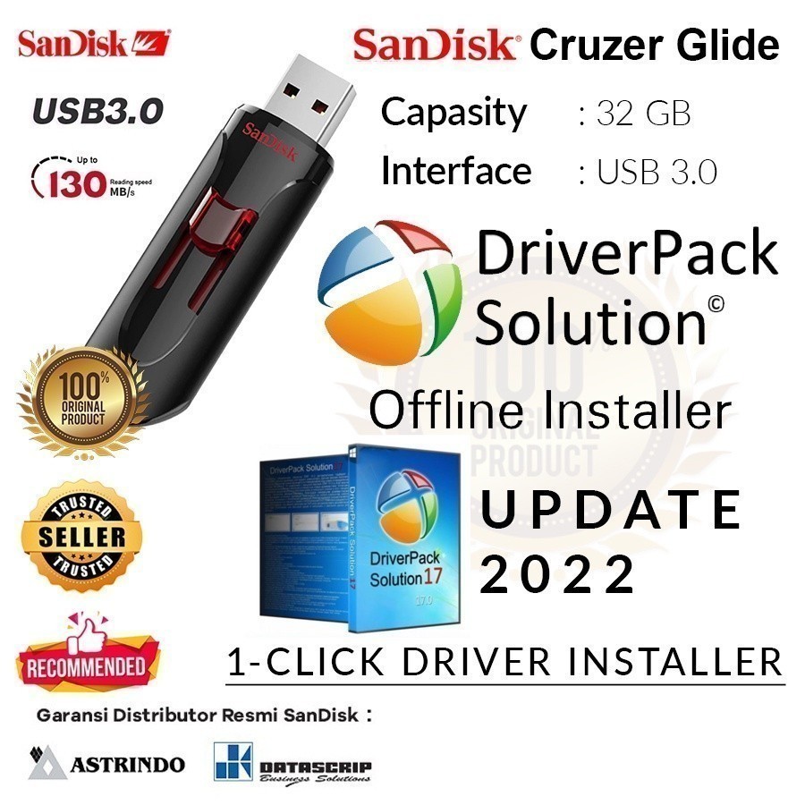 Jual Flashdisk 32GB Original Driverpack Solution 2022 Full Offline #DPS2022 | Shopee Indonesia