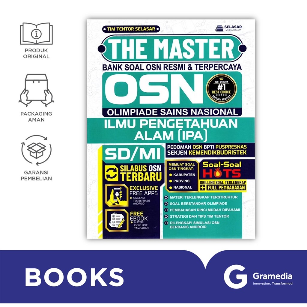 Jual The Master Bank Soal OSN IPA SD/MI ( Tim Tentor Selasar ) | Shopee Indonesia