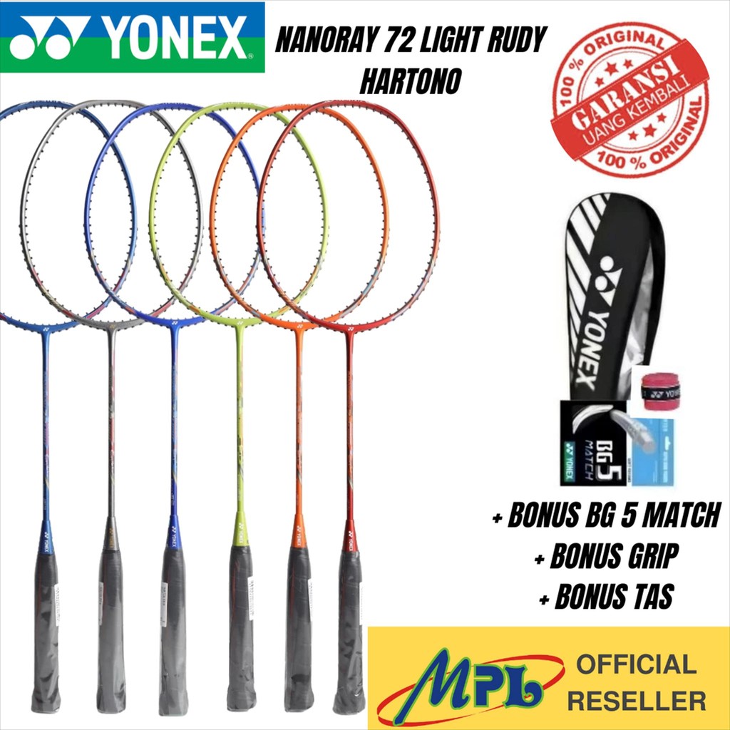 Jual RAKET BADMINTON YONEX NANORAY 72 LIGHT RUDY HARTONO | Shopee Indonesia