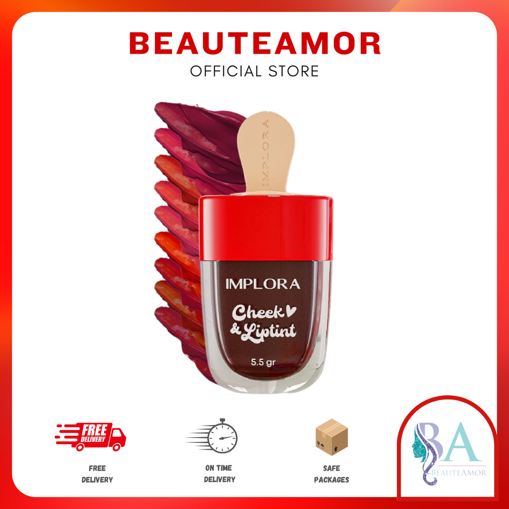 Jual Implora Cheek and Lip Tint - 9 Shades | Beauteamor | Shopee Indonesia