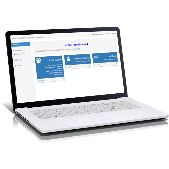 Jual Source Code PHP Aplikasi Kependudukan Desa Berbasis Web | Shopee ...