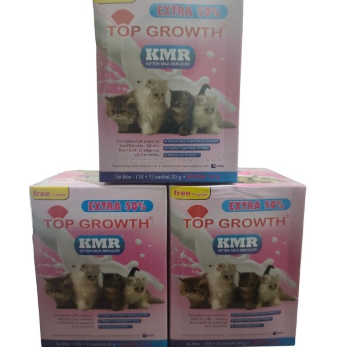 Jual Susu Kucing Kitten Milk Replacer KMR Top Growth no royal canin ...