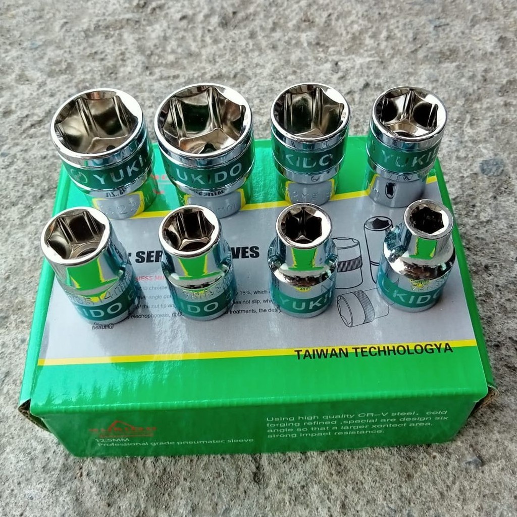 Jual mata kunci sok sock shock socket 1/2" inch 6PT 8 - 32 MM | Shopee Indonesia