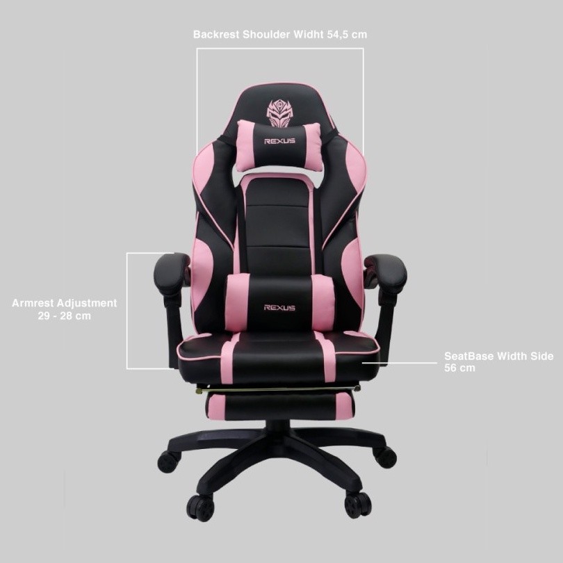 Jual READY Kursi Gaming Rexus R60 RGC with Footrest ORIGINAL Gaming ...