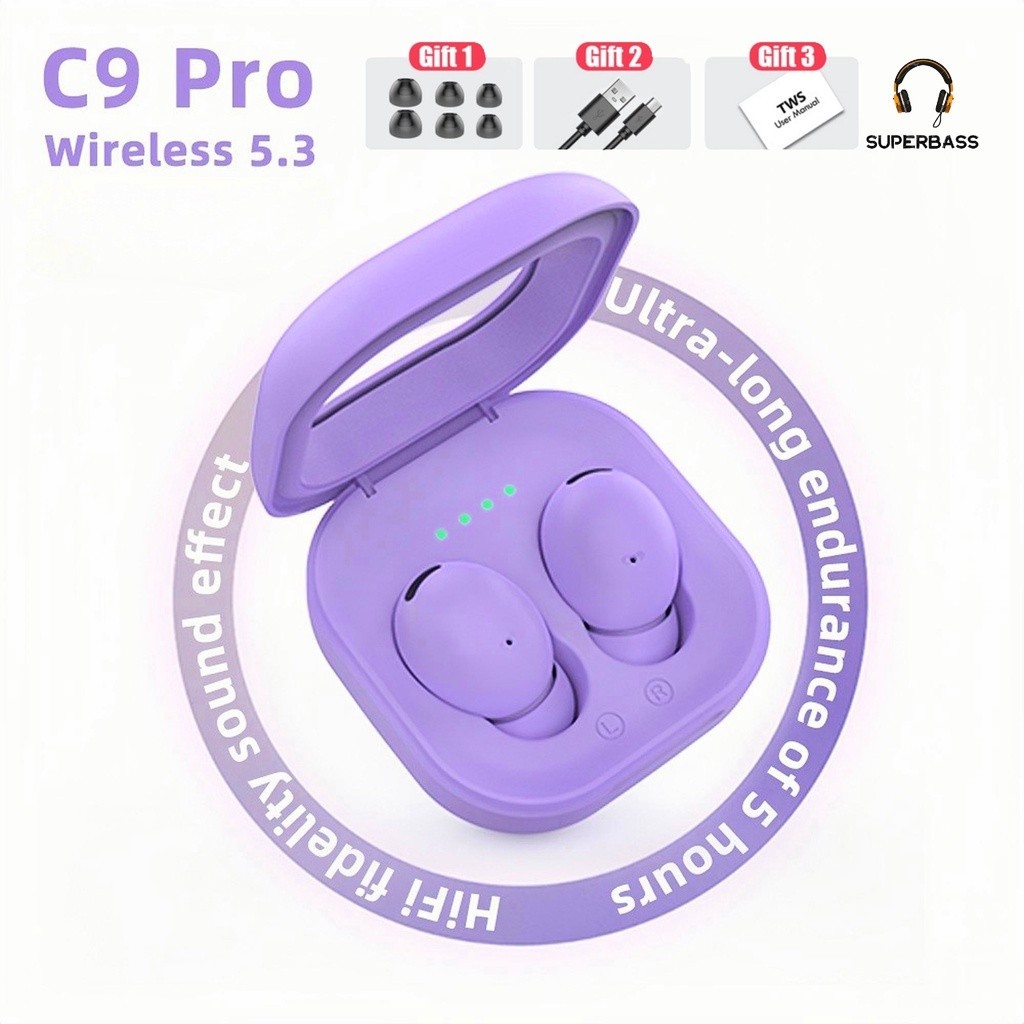 Jual Headsets C9 Pro - Dengan Suara dan 9D Surround Headphone Mode Baru ...