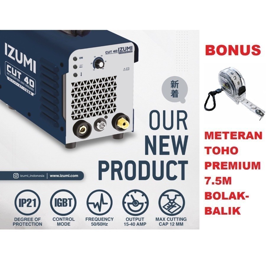 Jual IZUMI Cut 40/Cut40 Mesin Las Plasma Potong/Welding Cutting Machine | Shopee Indonesia