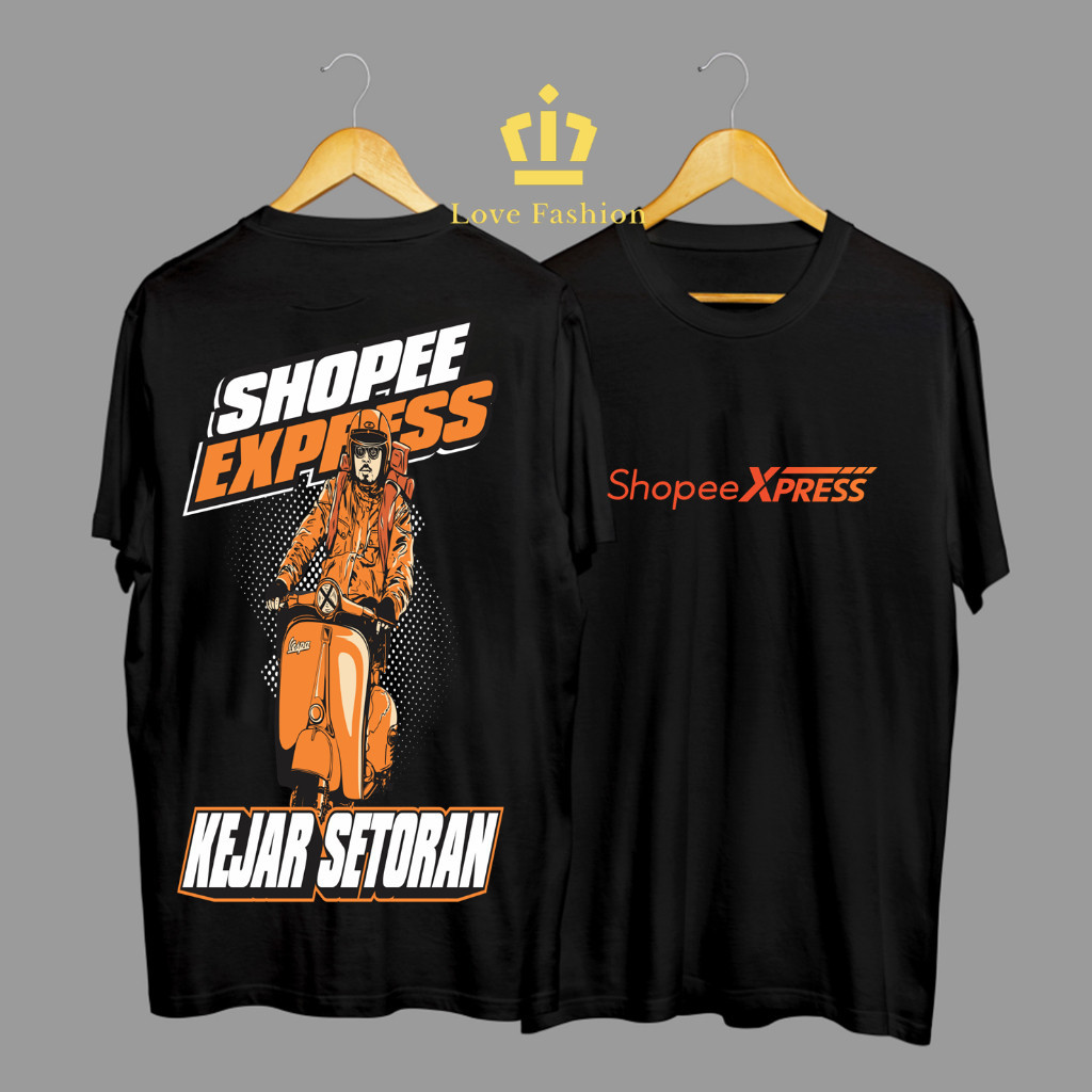 Jual Kaos Tshirt Baju Distro Ekspedisi Shope Express SPX Vespa Kejar ...