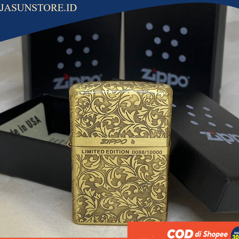 Jual KOREK ZP FULL GRAFIR BATIK KLASIK PREMIUM GRADE USA limited edition Gold + Batu+ Minyak ...