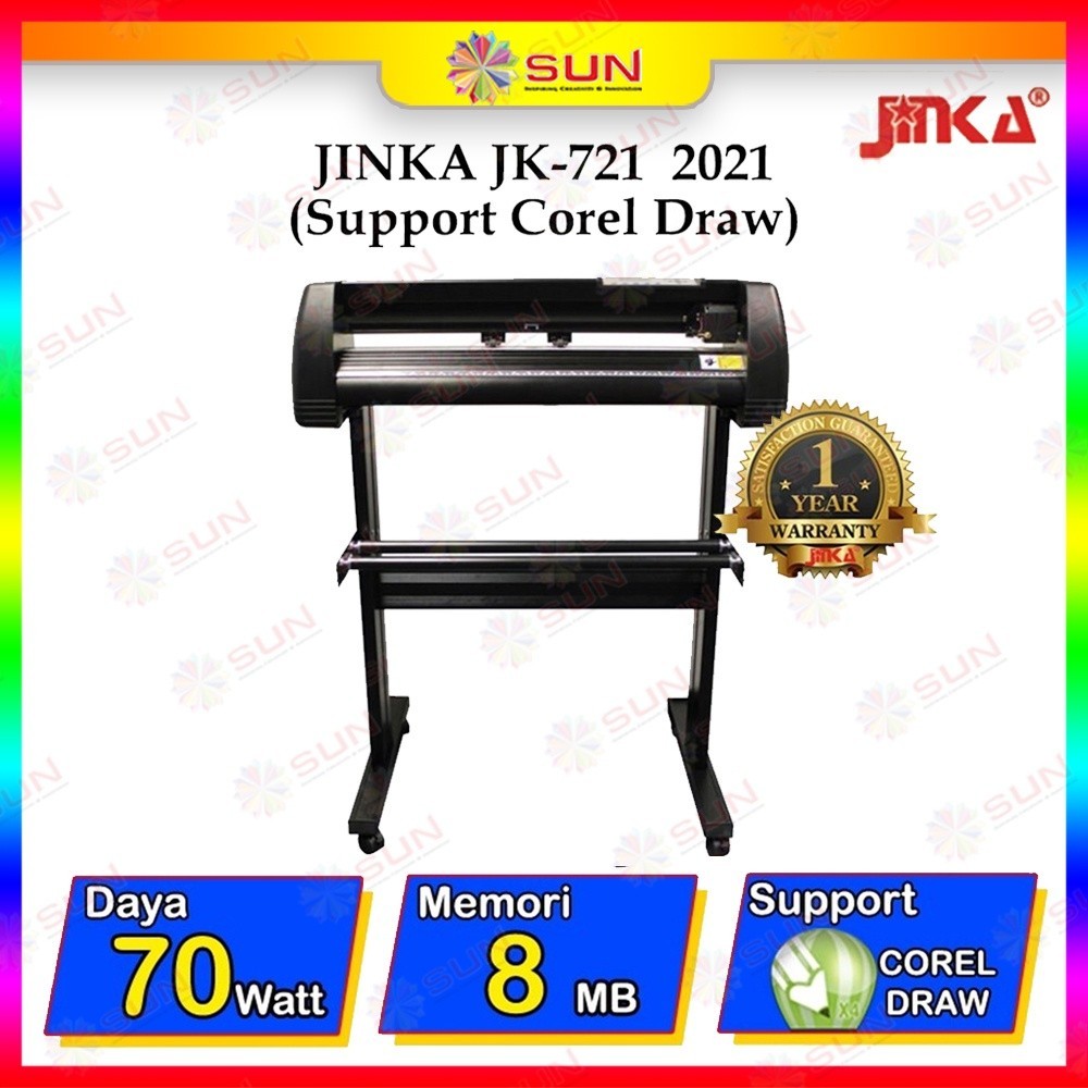 Jual Mesin Cutting Sticker JINKA JK 721 / XL 721 versi 2022 ( Support ...
