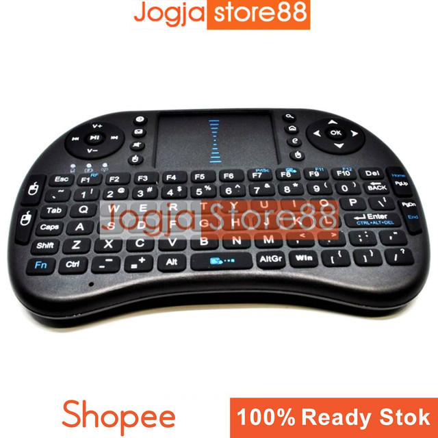 Jual Taffware Mini Keyboard Wireless 2.4GHz with Touch Pad & Fungsi ...