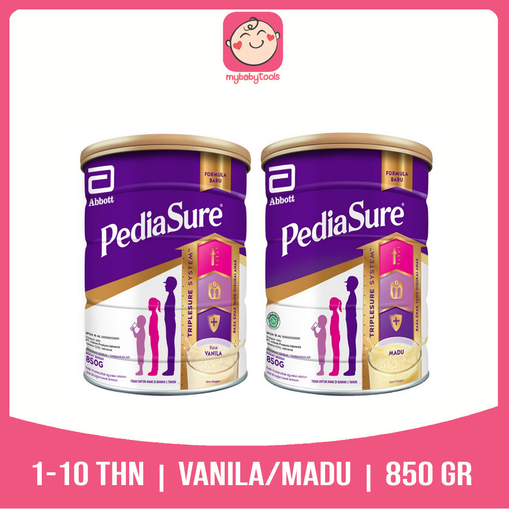 Jual PEDIASURE TRIPLESURE VANILA MADU 850gr SUSU FORMULA PERTUMBUHAN ANAK KEMASAN BARU | Shopee ...