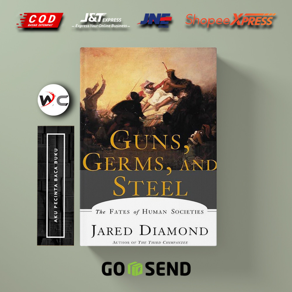 Jual Guns, Germs and Steel by Jared M. Diamond | Shopee Indonesia