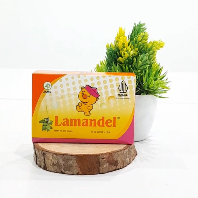 Jual Lamandel Obat Herbal Tenggorokan Kemasan Kotak ORIGINAL Isi 12 ...
