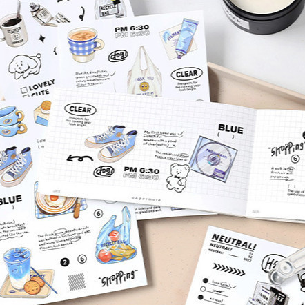 Jual Stiker Lucu Stiker Aesthetic Printilan Kpop Journal Label And ...