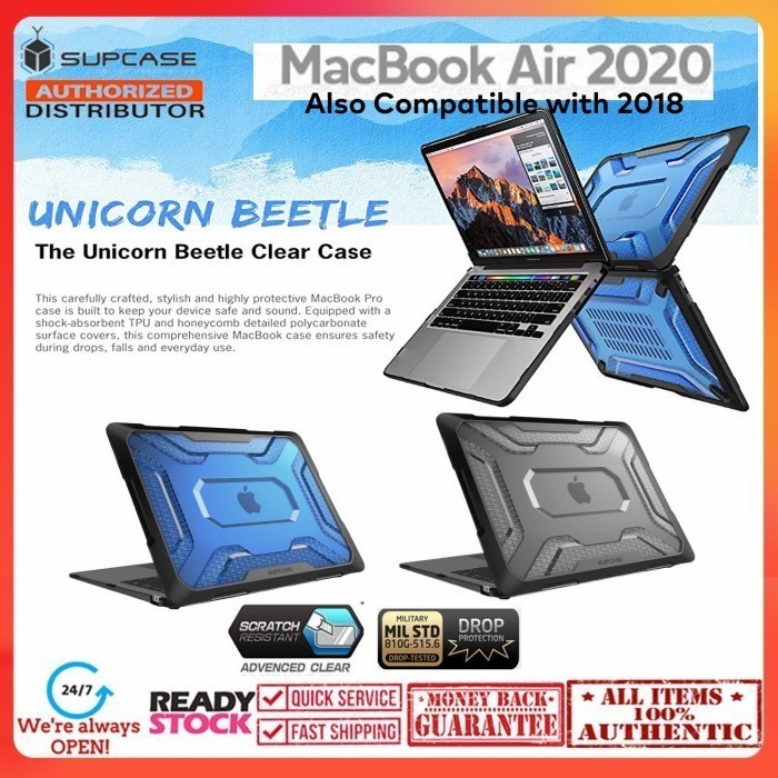 Jual Macbook Air 13 Inch M1 2020 - 2018 Case SUPCASE Unicorn Beetle ...