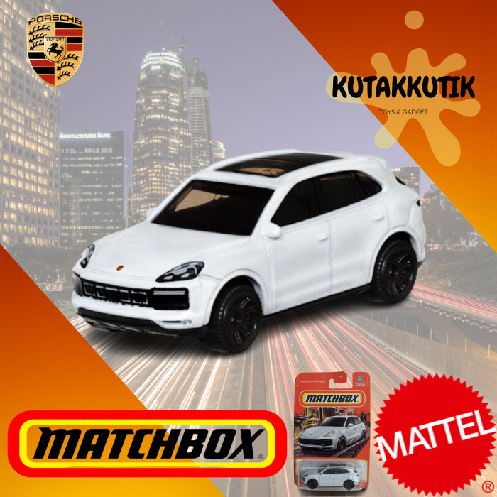 Jual Matchbox Mobil SUV Porsche Cayenne Turbo Putih Porsche Edition ...