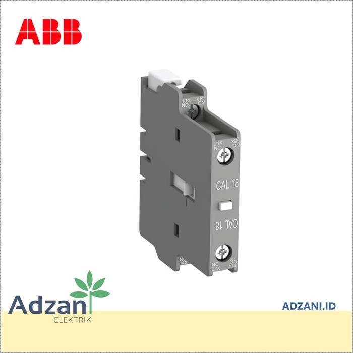 Jual [FS] ABB Auxiliary Contact Block CAL18-11 1NO+1NC 1SFN010720R1011 ...