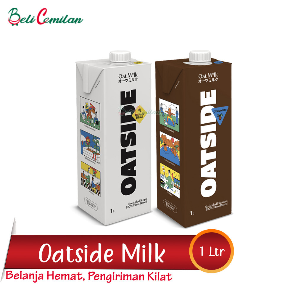 Jual Oatside Milk 1liter - Susu Oat Paket 1 Karton | Shopee Indonesia