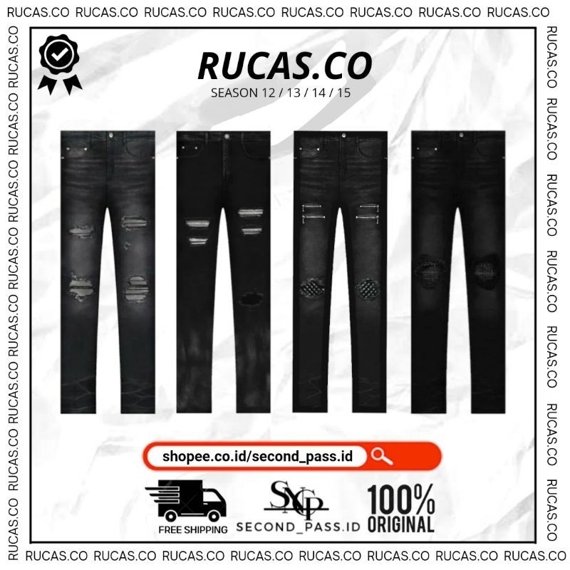 Jual RUCAS SEASON 15 CRYSTAL JEANS / SEASON 13 / SEASON 12 / DIAMOND ...