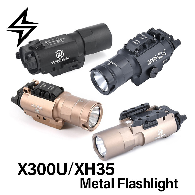 Jual WADSN Metal Surefir X300 Ultra XH35 Weapon Gun Light Airsoft SF ...